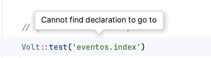 Feature Request Volttestviewhere Click To Go · Issue 846 · Laravel Ideaplugin · Github