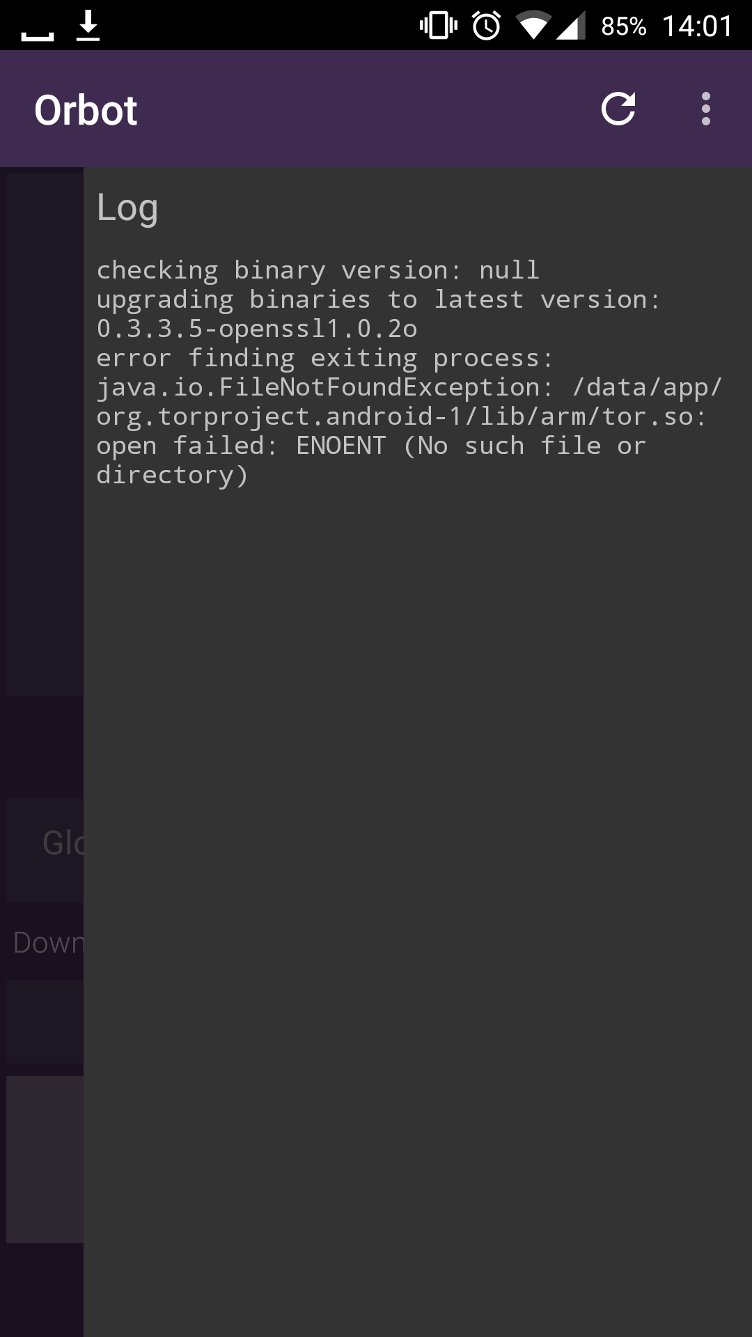 startup error: tor.so not found · Issue #150 · guardianproject/orbot-android · GitHub