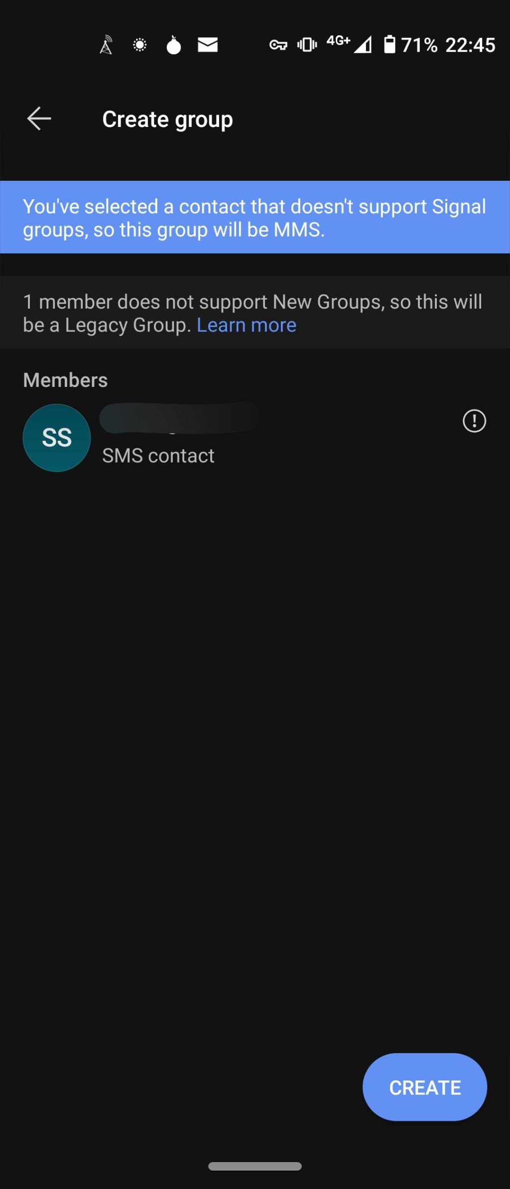 Does Not Support New Groups … Shown For Mms Groups · Issue 9913 · Signalapp Signal Android