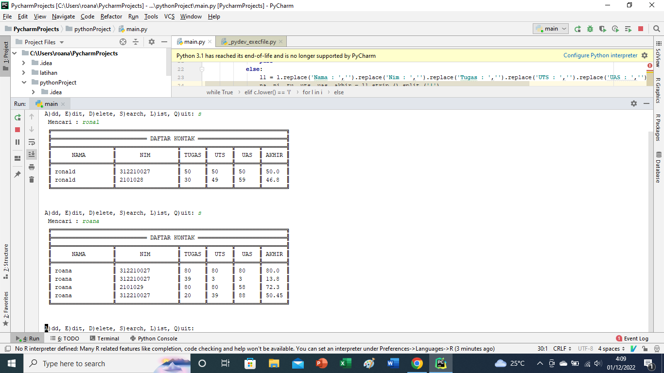 GitHub - Roanarr/datamahasiswa