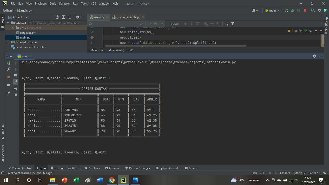 GitHub - Roanarr/datamahasiswa