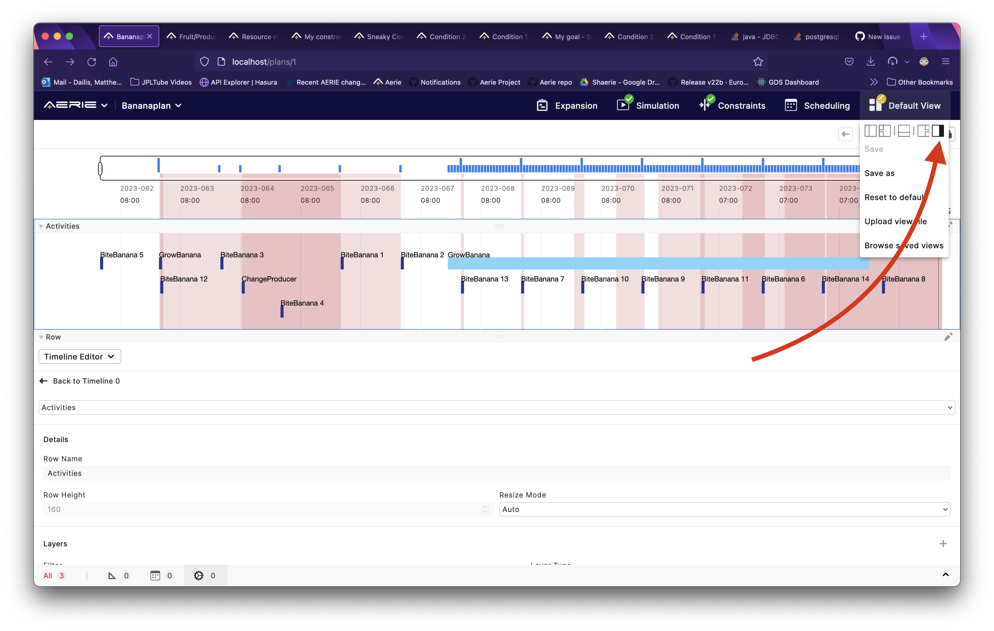 Edit timeline with hidden right panel results in glitch · Issue #422 · NASA-AMMOS/aerie-ui · GitHub
