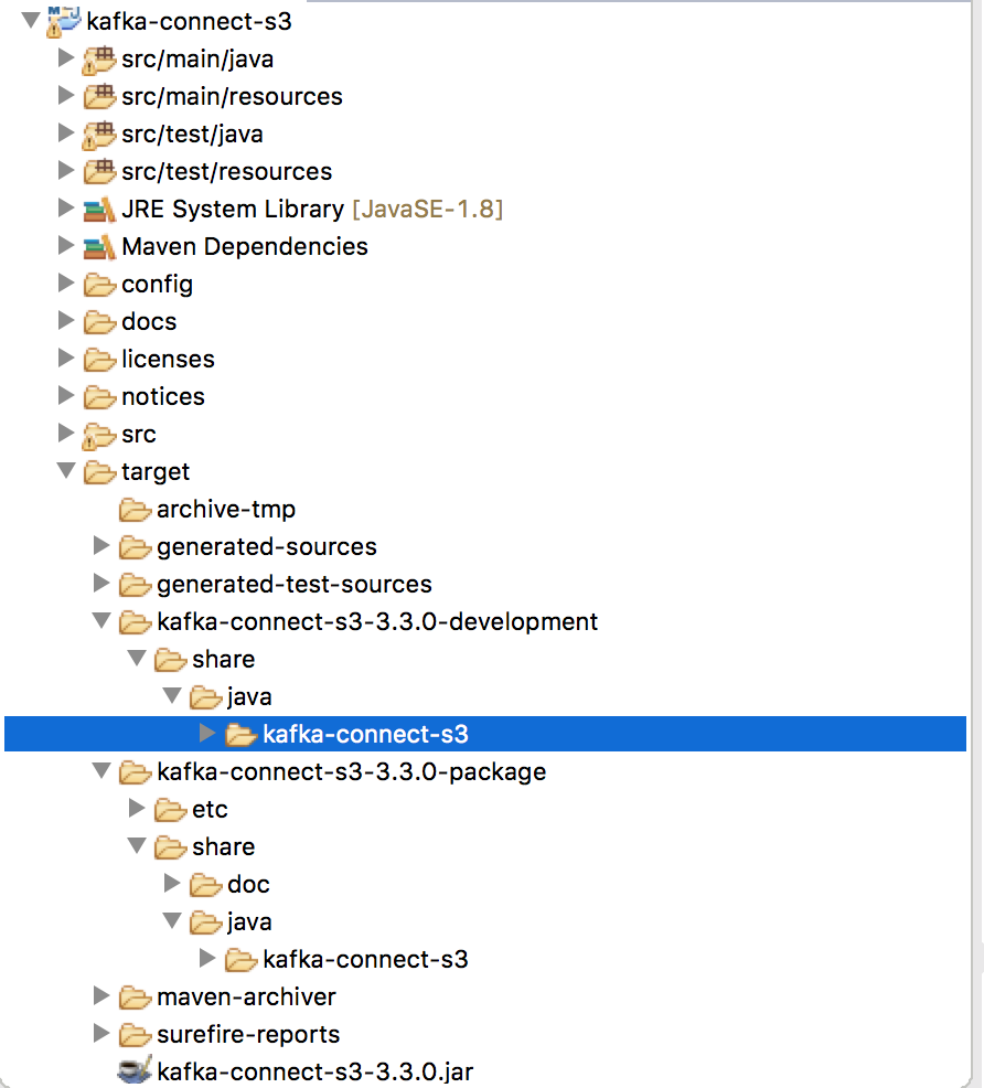 Exception in thread "main" java.lang.NoClassDefFoundError: io/confluent/connect/storage ...