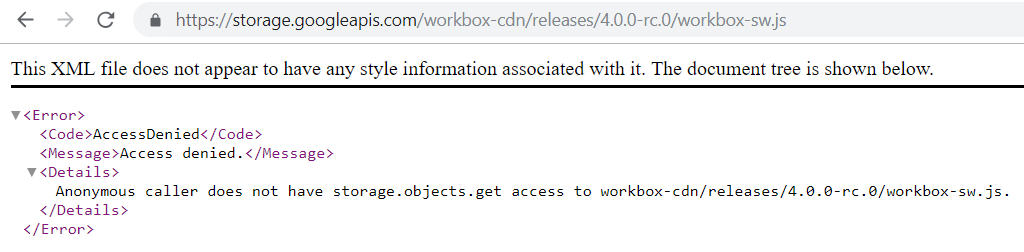 [v4.0.0-rc.0] CDN ACL issue · Issue #1887 · GoogleChrome/workbox · GitHub