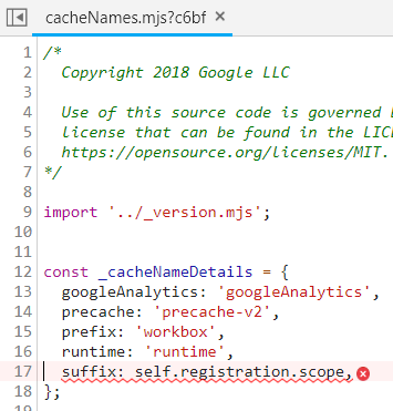 [Question] workbox-sw es import · Issue #1891 · GoogleChrome/workbox · GitHub