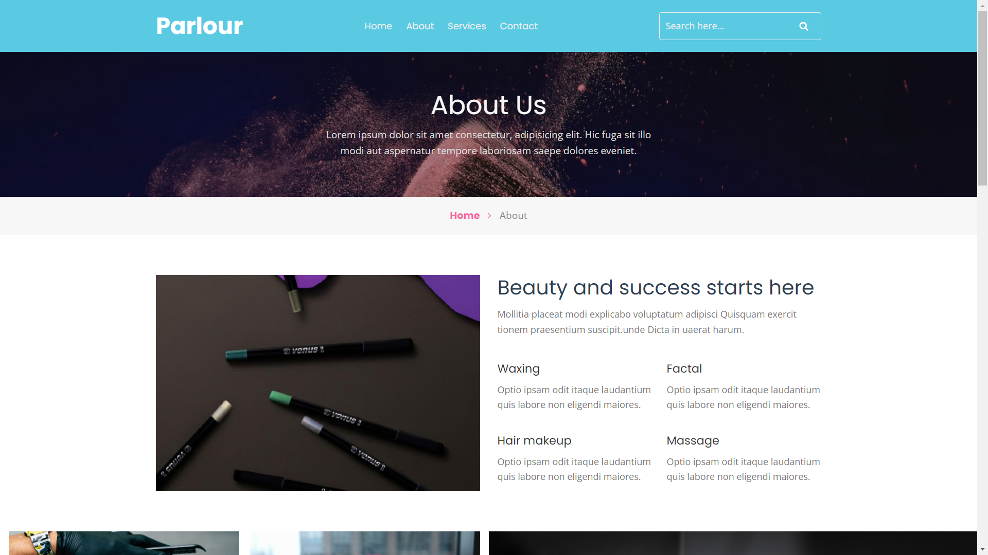 GitHub - Veeraganesh8247/project22: We provided useful information about Beauty salon ...