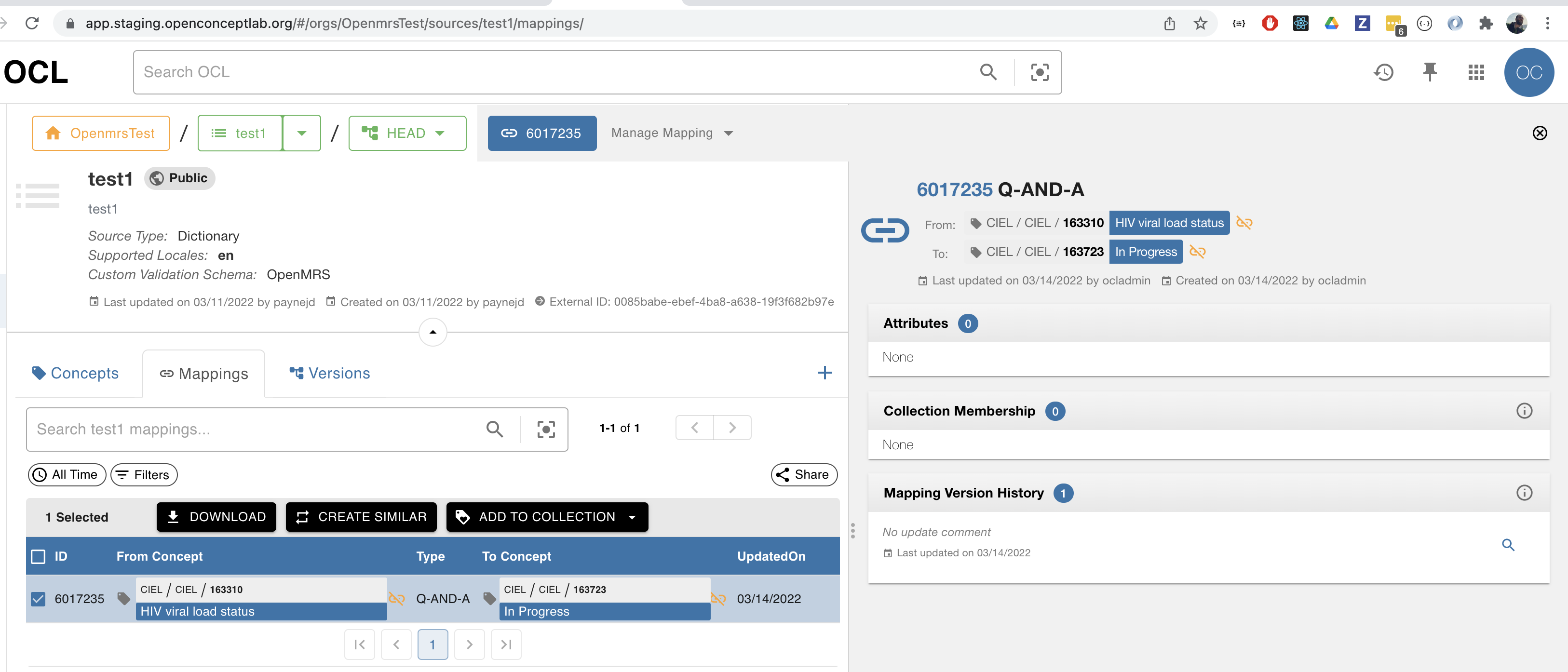 TermBrowser mapping incorrectly shows concepts as not being defined in OCL · Issue #1239 ...