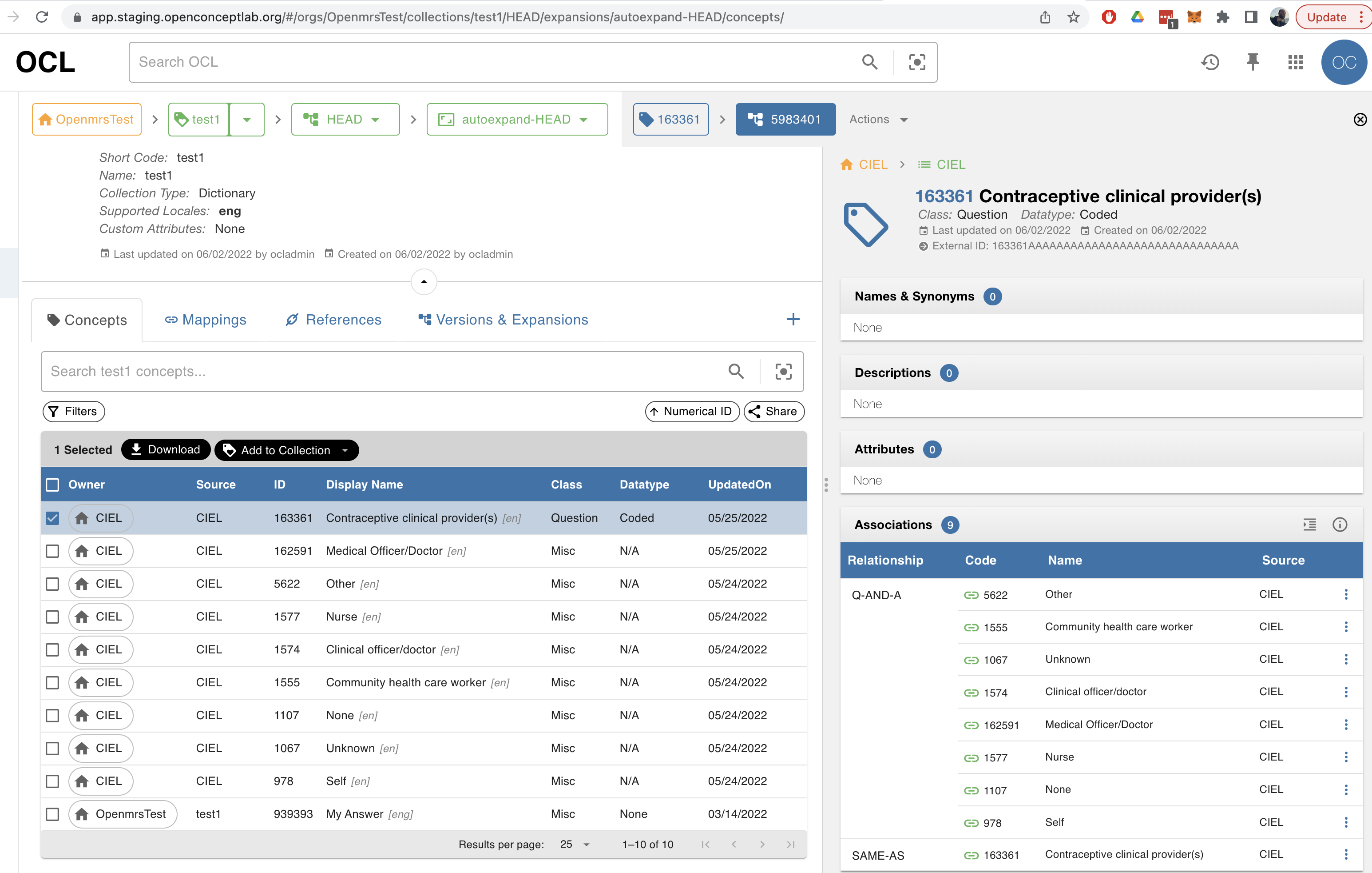 Implement $cascade within a collection version · Issue #1295 · OpenConceptLab/ocl_issues · GitHub