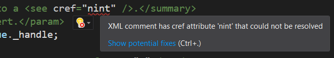 Nint And Nuint Are Not Recognized As Valid `cref` Attribute Values In Xml Documentation · Issue 0921