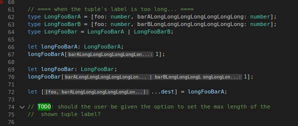 Prepare to support Typescript Inlay Hints for Tuple Labels · Issue ... Prepare to support Typescript Inlay Hints for Tuple Labels · Issue ...