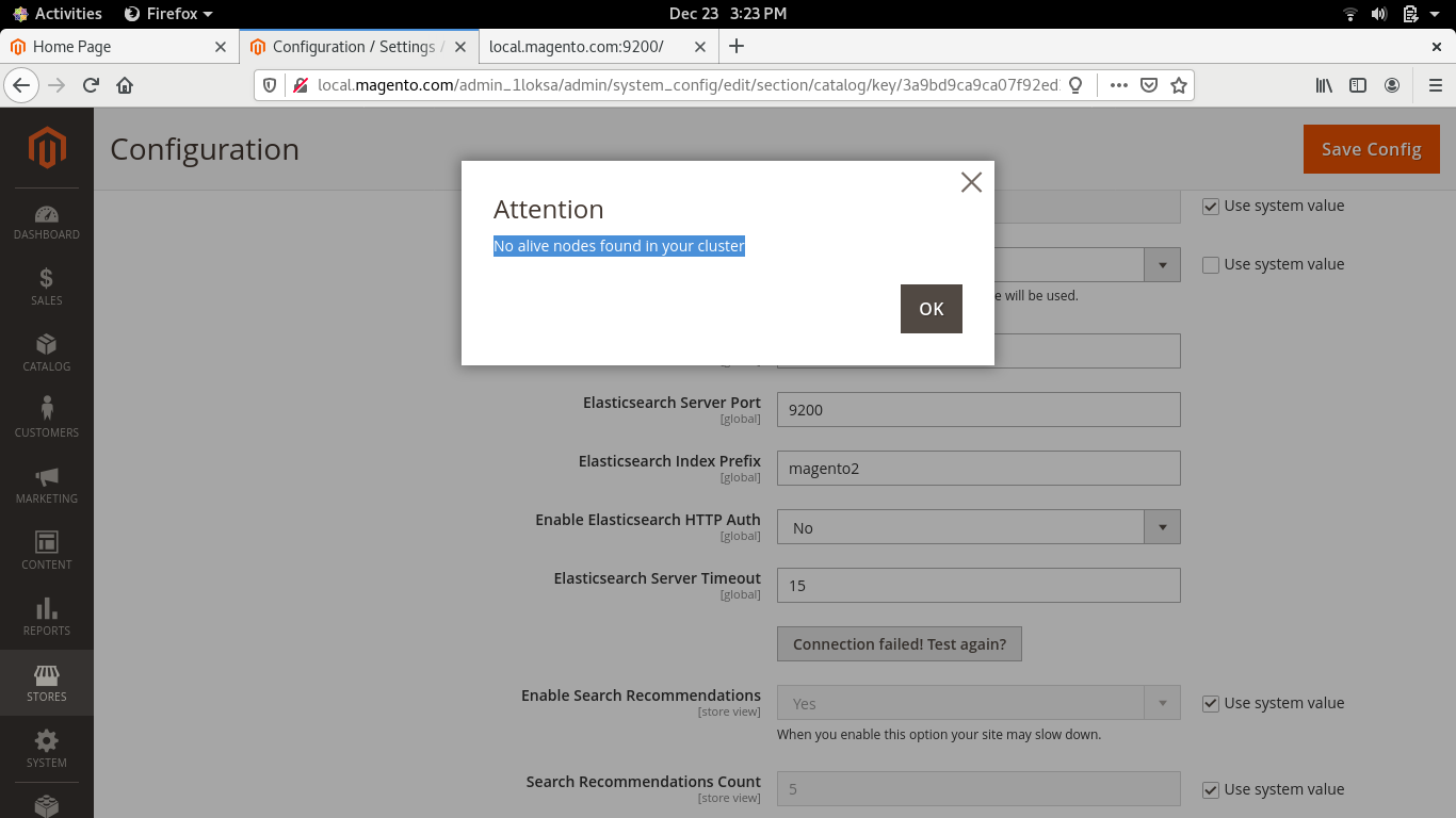 No alive nodes found in your cluster in magento2.4.1 · Issue #31416 · magento/magento2 · GitHub