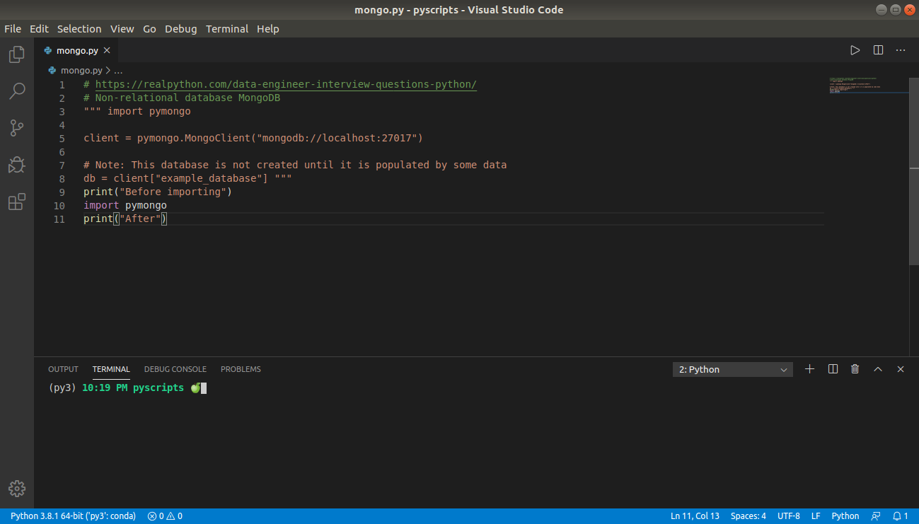 Conda Environment Not Activated Through Python Extension Issue 10462