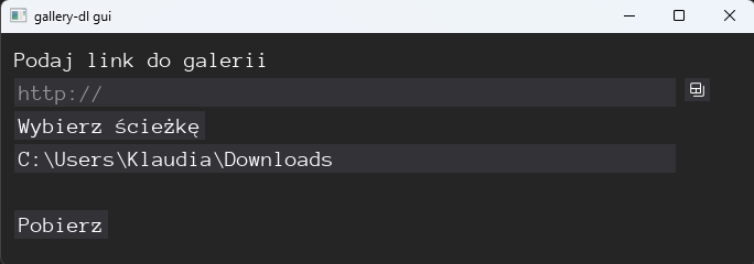 GitHub - Szpachlarz/gallery-dl-gui