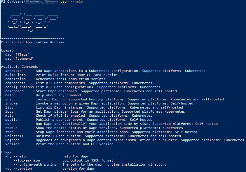 Install the Dapr CLI for Windows, Step 2 argument missing. · Issue ... Install the Dapr CLI for Windows, Step 2 argument missing. · Issue ...