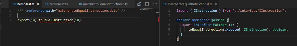 extending @types/jasmine interface / namespace doesn't recognise method · Issue #462 ...