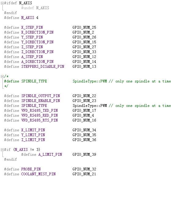 Translate Machine.h for cheap Made in China 4-axis · Issue #1470 · bdring/Grbl_Esp32 · GitHub