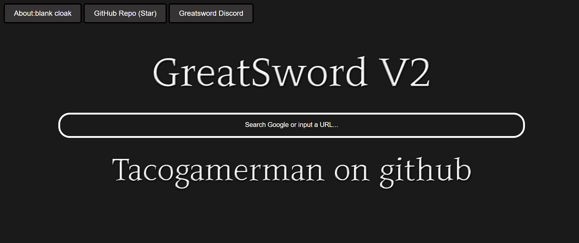 GitHub - CatR3kd/Greatsword-Unblocker-V2: An advanced proxy with about ...