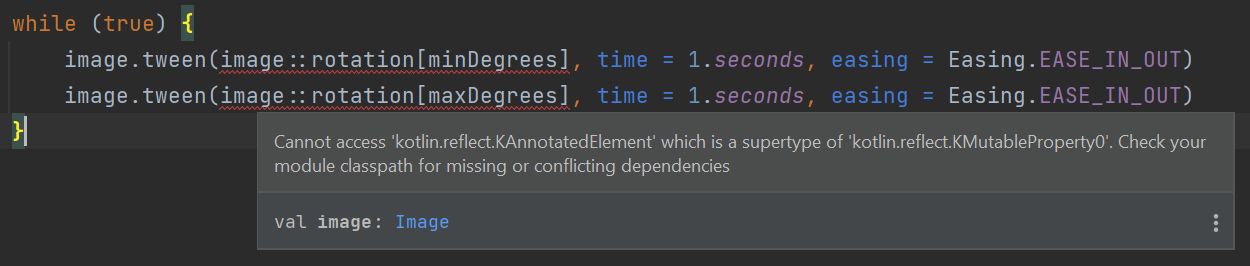 Ide Error Cannot Access Kotlin Reflect Kannotatedelement · Issue 369 · Korlibs Korge · Github