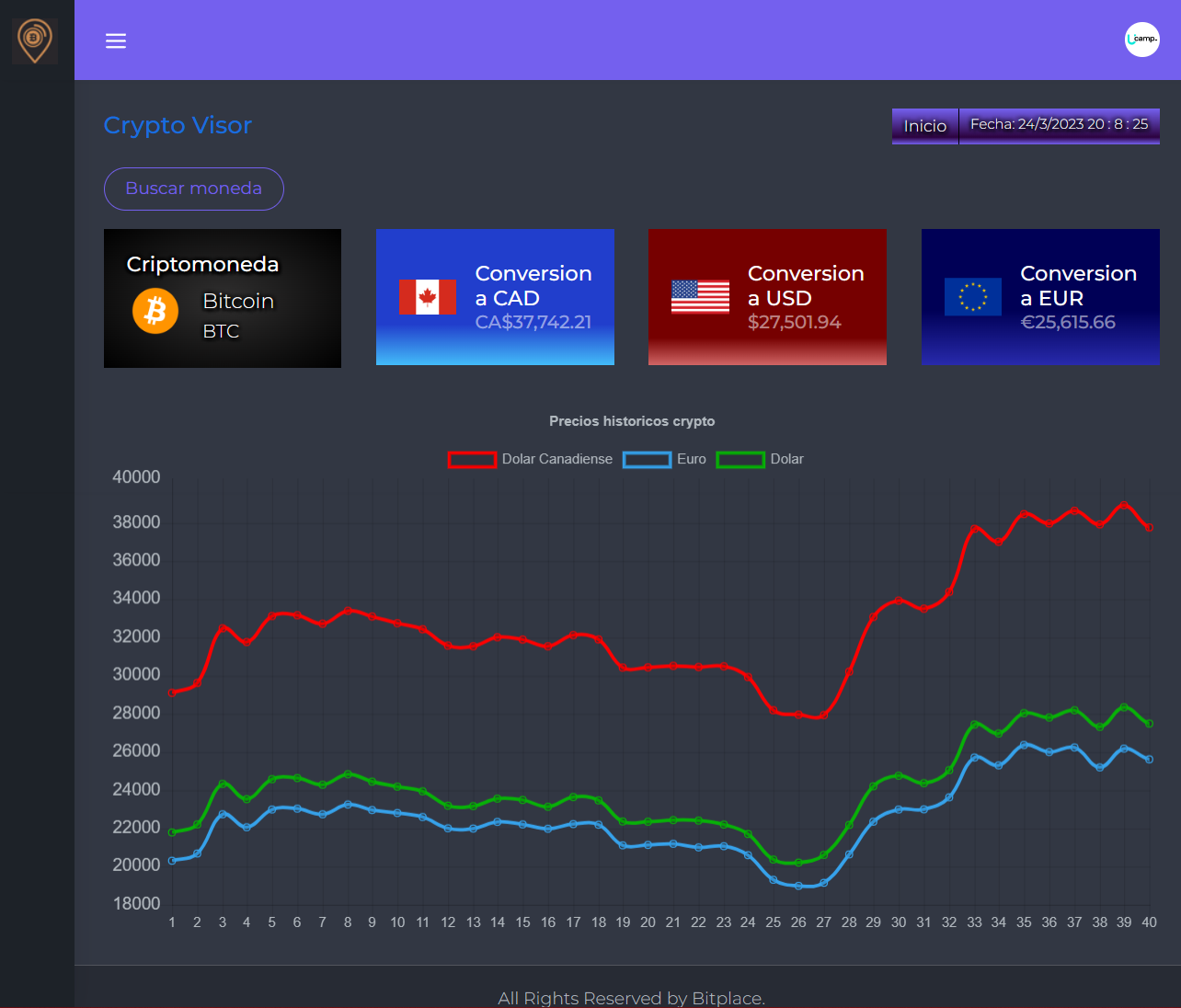 GitHub - Jesus-007-cmd/Dashboard-de-Cryptos: Página de precios de criptomonedas en 3 divisas, se ...