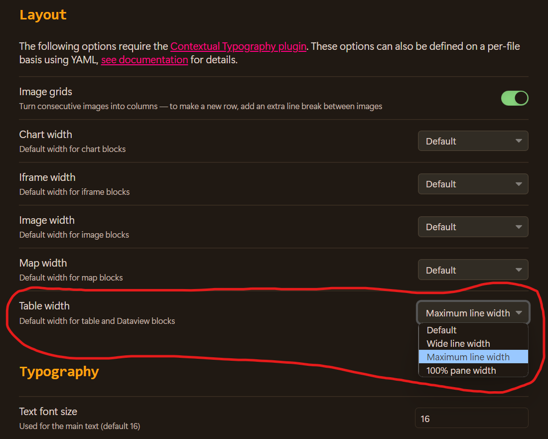 Option to increase width of certain elements + file navigation (like minimal) · Issue #22 ...