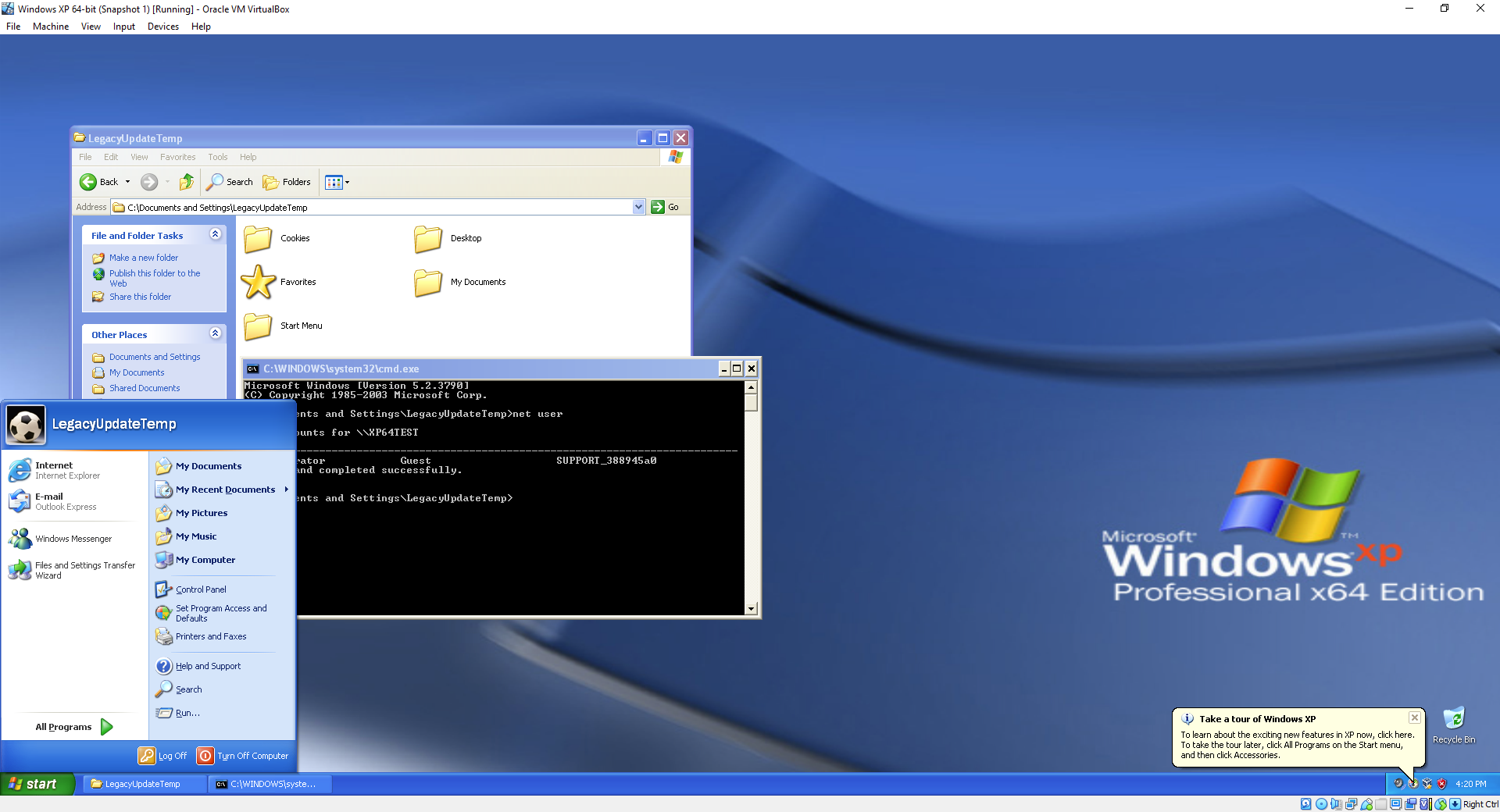 LegacyUpdate stays on LegacyUpdateTemp user after updating WUA and ...