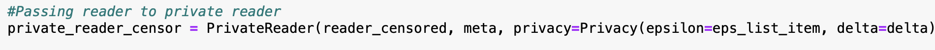Looping epsilon in PrivateReader gives UnknownTypeException error · Issue #428 · opendp ...