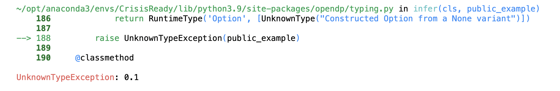 Looping epsilon in PrivateReader gives UnknownTypeException error · Issue #428 · opendp ...