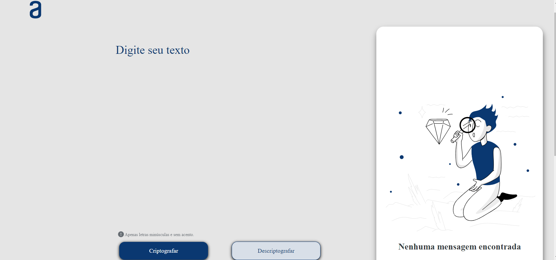 Github Welissonsc Challenge One Decodificador De Texto Minha