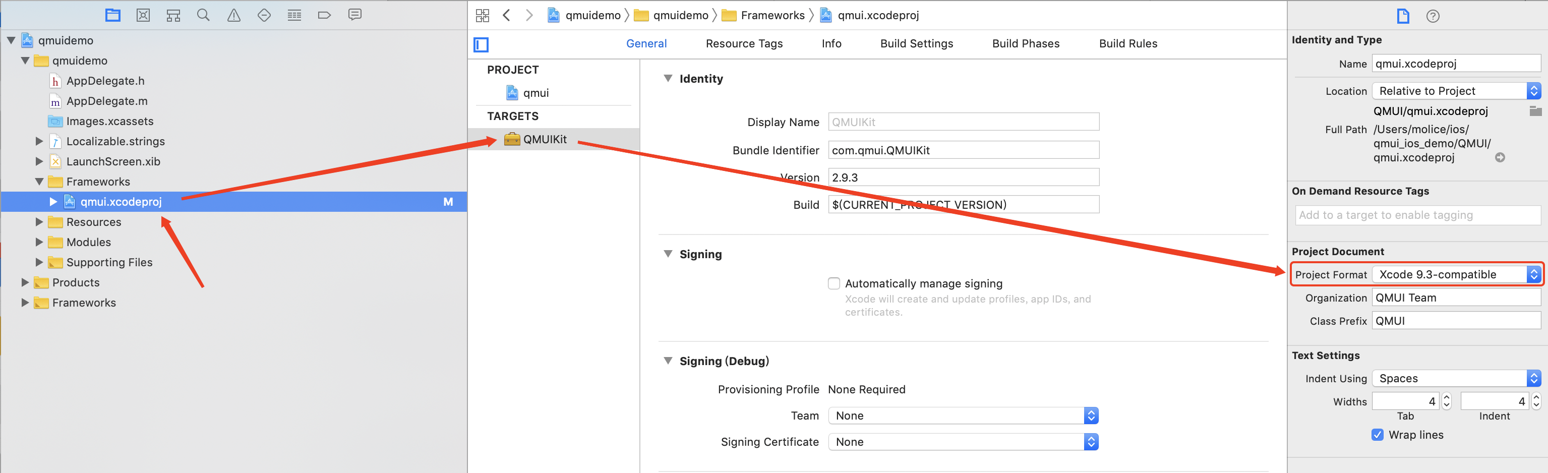 can not open project for using Xcode 9 · Issue #460 · Tencent/QMUI_iOS · GitHub