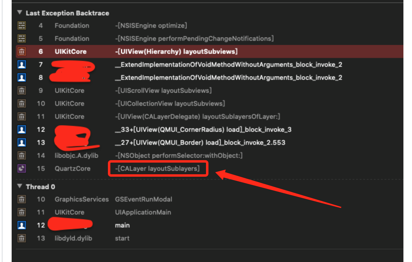 出现了子线程调用UI的问题，看上去是在QMUI_Border分类的Load方法里开始的 · Issue #993 · Tencent/QMUI_iOS · GitHub