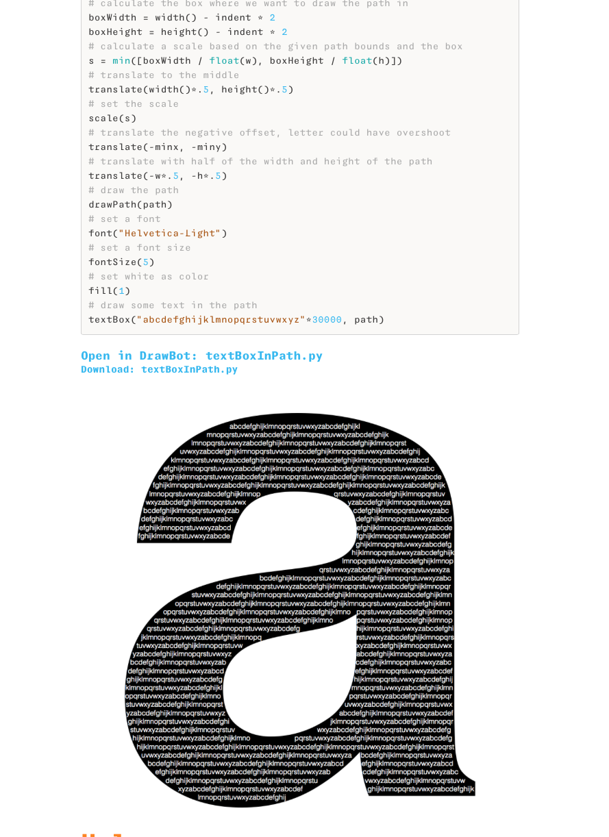 show all example results · Issue #151 · typemytype/drawbot · GitHub