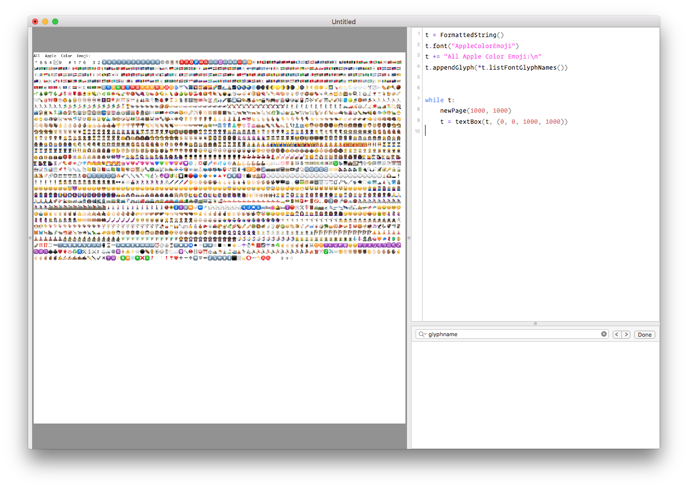 Emoji encoding and permissions problem · Issue #217 · typemytype/drawbot · GitHub