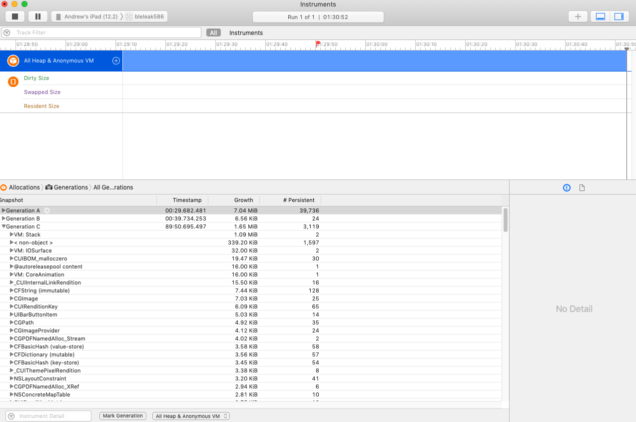 Memory Leak on iOS · Issue #467 · dotintent/react-native-ble-plx · GitHub