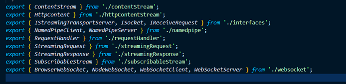 [BotFramework-Streaming-Extensions] Missing to export interfaces · Issue #1222 · microsoft ...
