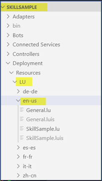 There was an error while connecting the Skill to the Assistant: Error: Some of the cultures ...