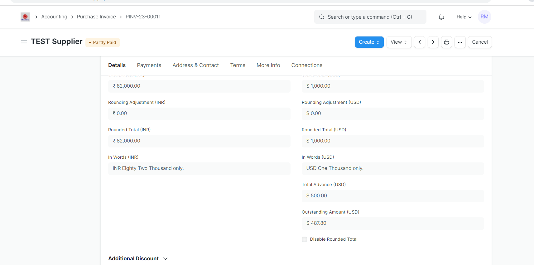 Payment Entry Issue in Multi Currency Transactions- Advance payment ...