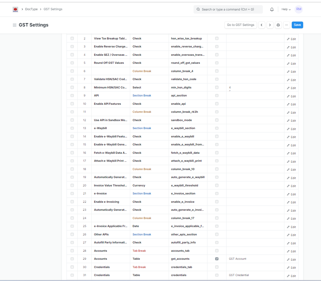 E-Invoice & Credentials adding Setting Options Hidden on GST Settings Page · Issue #613 ...