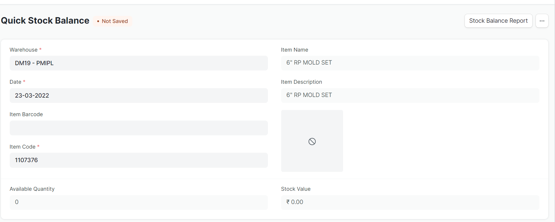 Inventory balance qty updating issue in Stock Balance report · Issue #35546 · frappe/erpnext ...