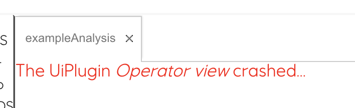 The UiPlugin Operator view crashed... · Issue #1254 · equinor/data-modelling-tool · GitHub