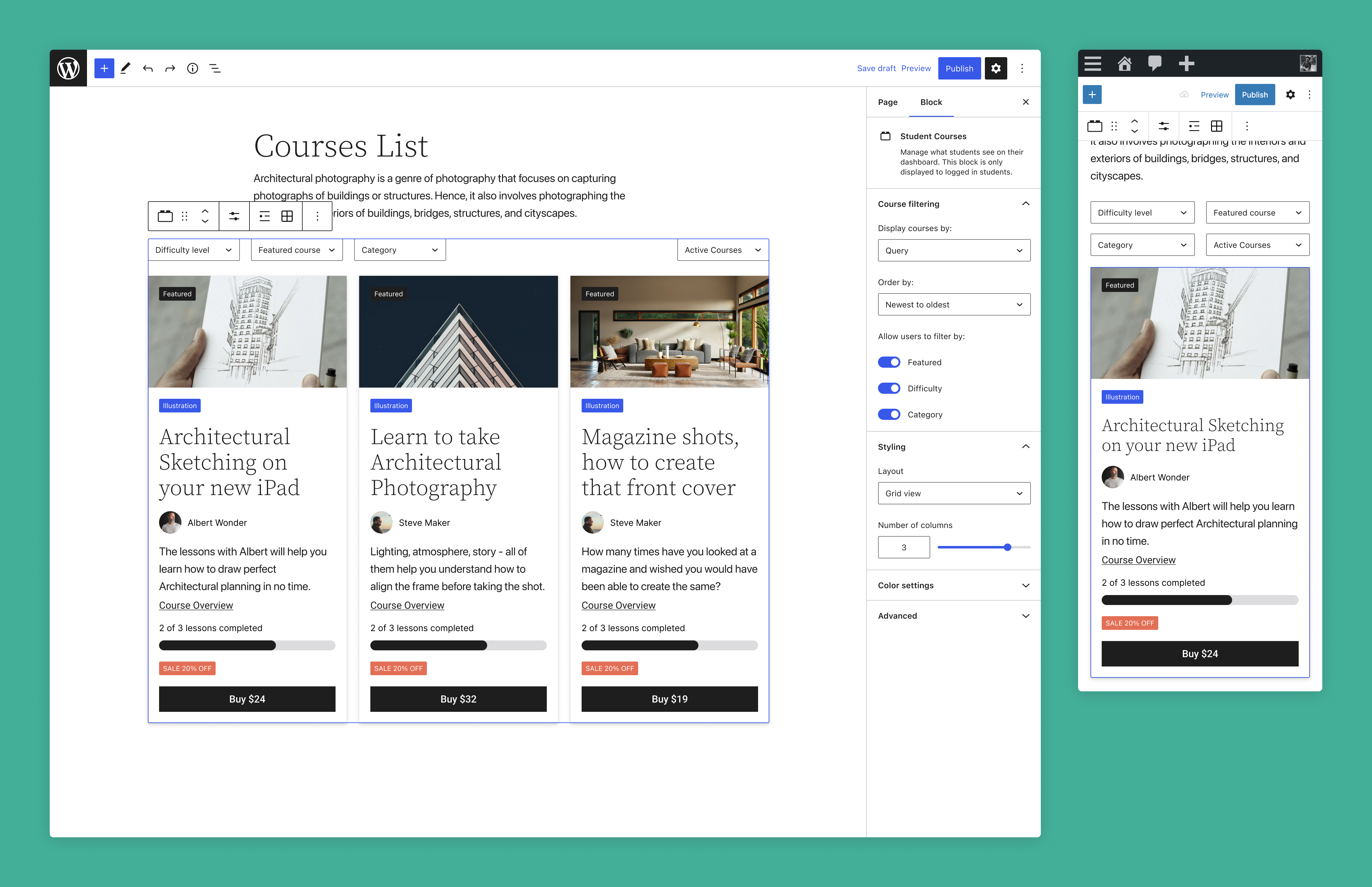 [Research] Overlay a block on top of another block · Issue #5499 · Automattic/sensei · GitHub