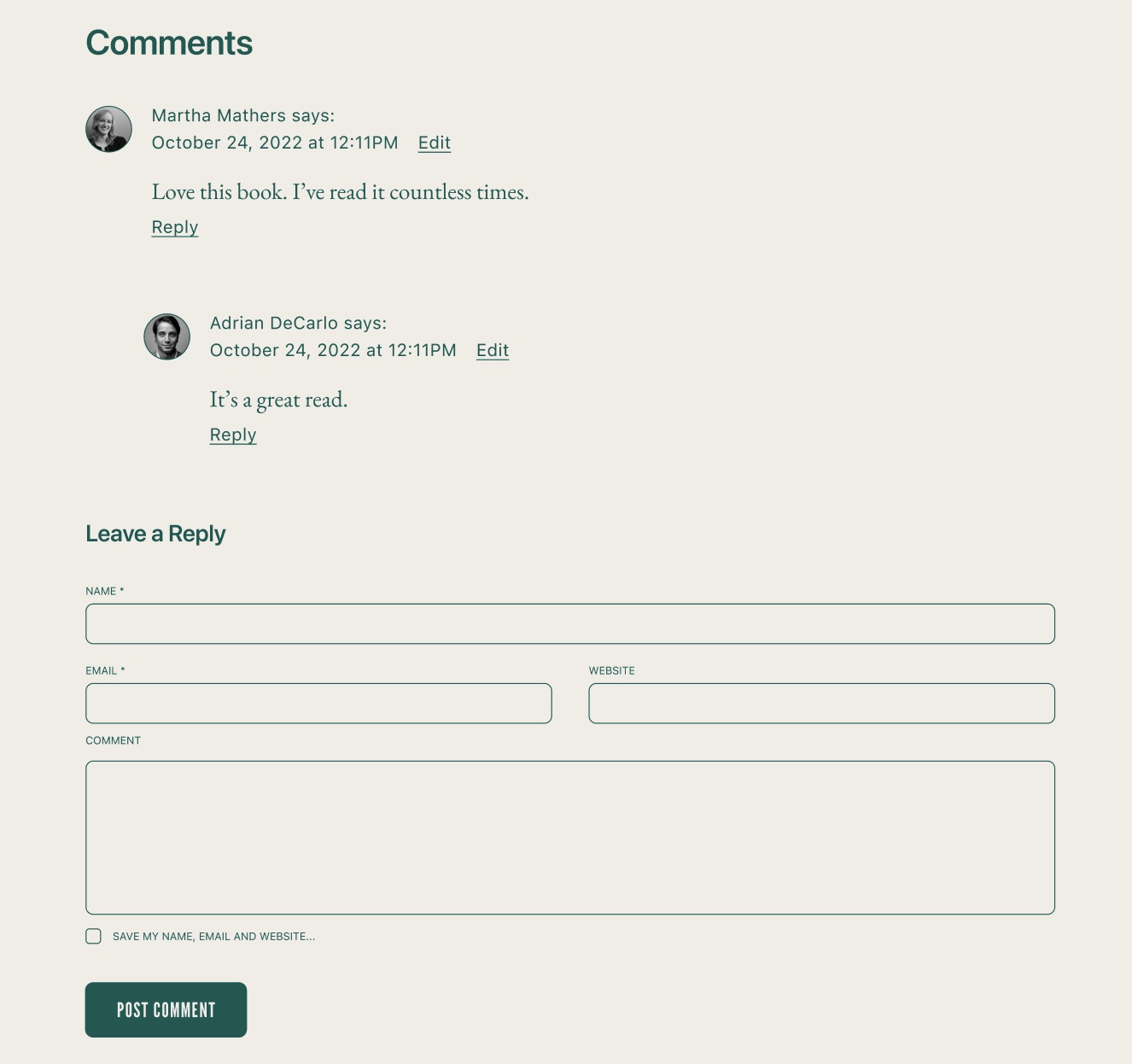 Update comments styles · Issue #6 · Automattic/course · GitHub