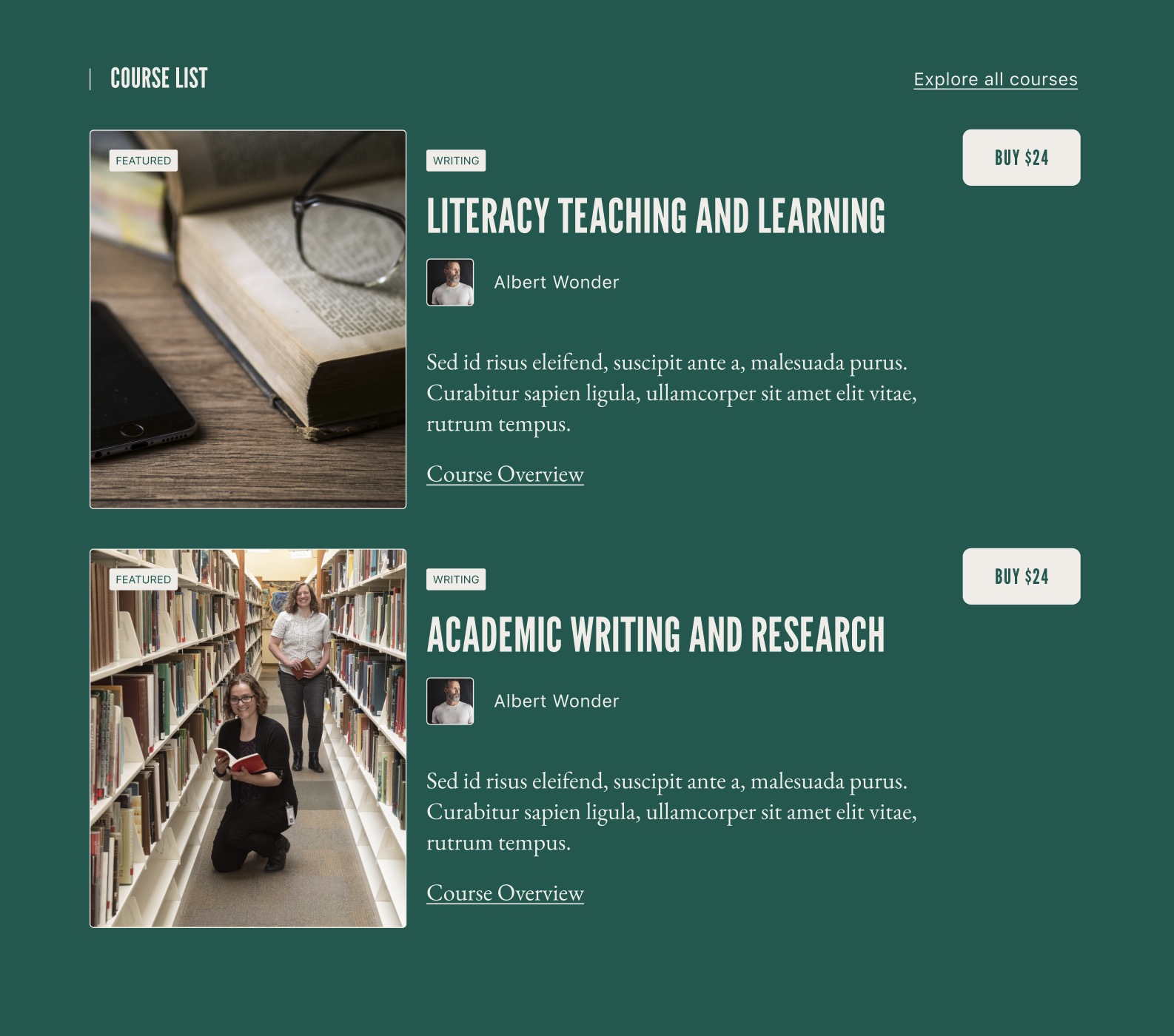 Create Course List block pattern · Issue #6073 · Automattic/sensei · GitHub