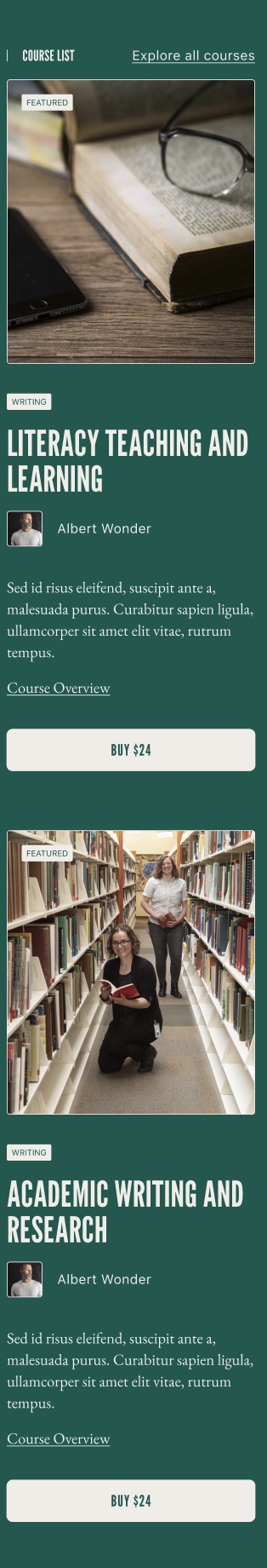 Create Course List block pattern · Issue #6073 · Automattic/sensei · GitHub