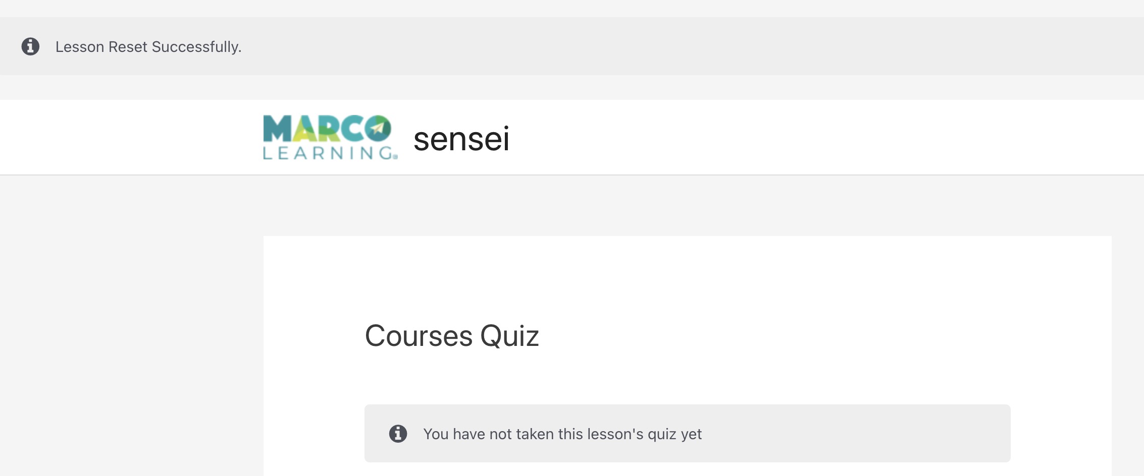Some notices are displayed above header · Issue #6173 · Automattic/sensei · GitHub