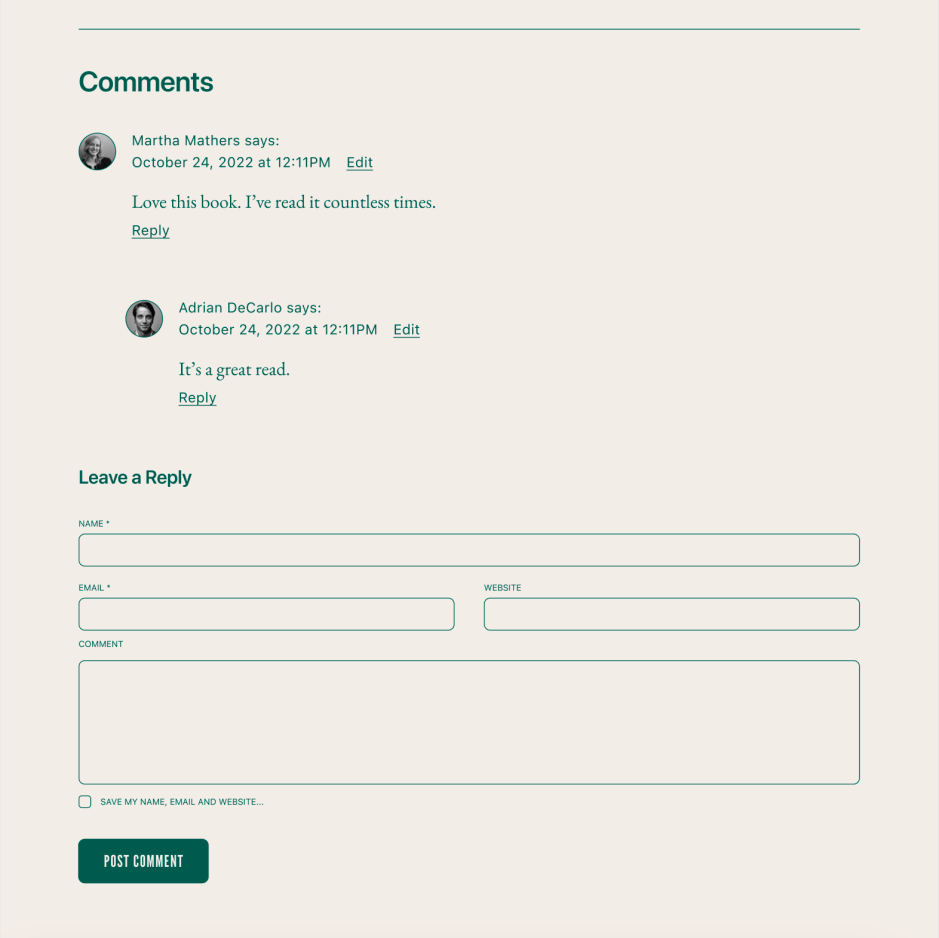 Fix comment styles · Issue #6977 · Automattic/themes · GitHub
