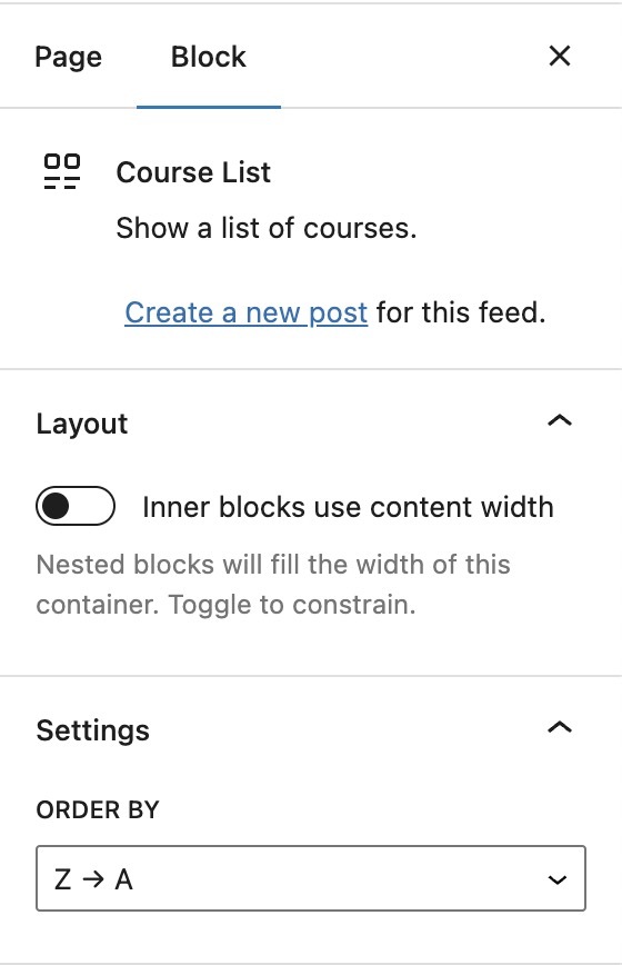 Sorting courses on "My Courses" page · Issue #5301 · Automattic/sensei · GitHub