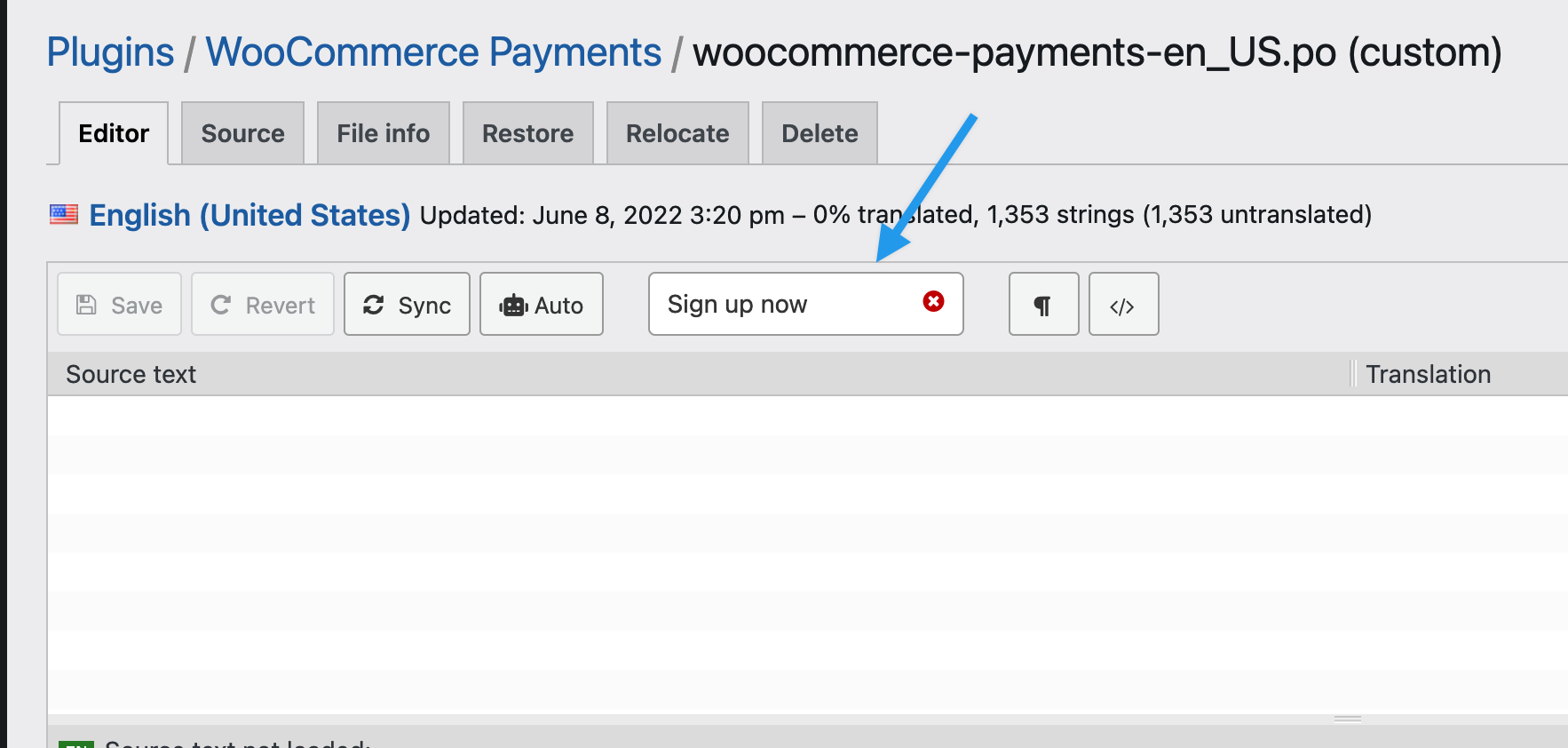 Not clear how to translate strings from subscriptions-core engine / code base; e.g. `Sign up now ...