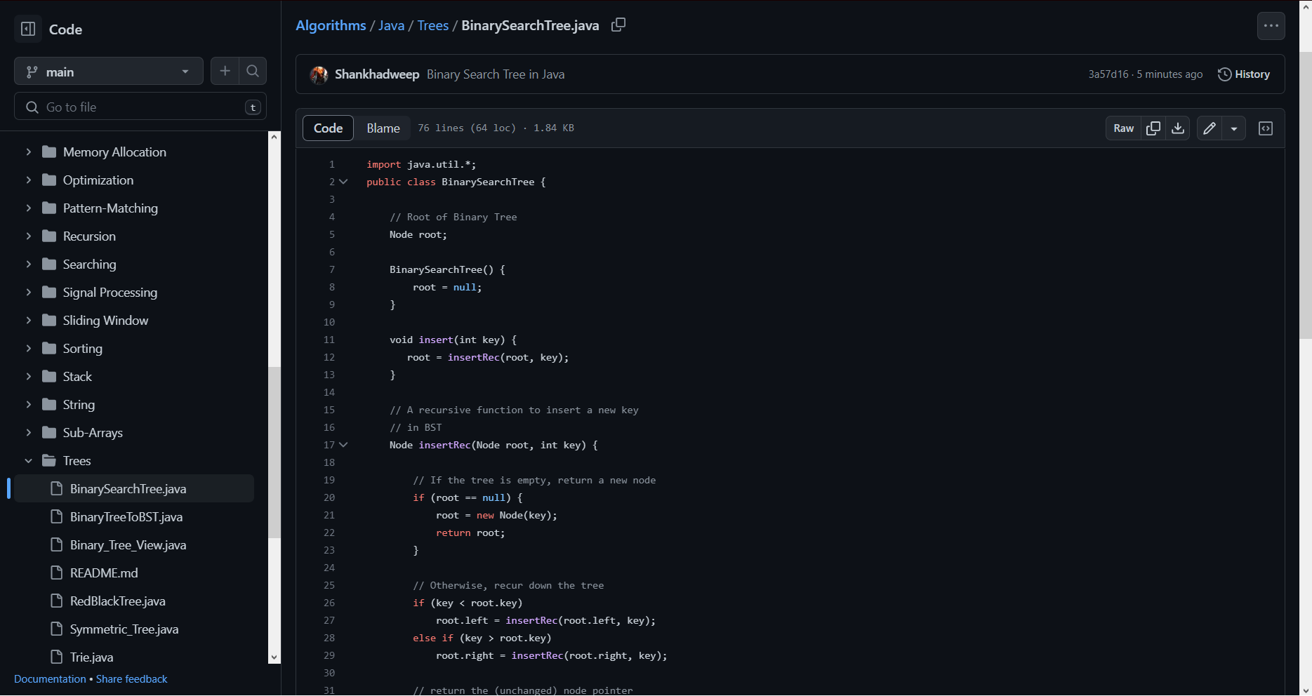 Added Binary Search Tree in Java & Python by Shankhadweep · Pull ... Added Binary Search Tree in Java & Python by Shankhadweep · Pull ...