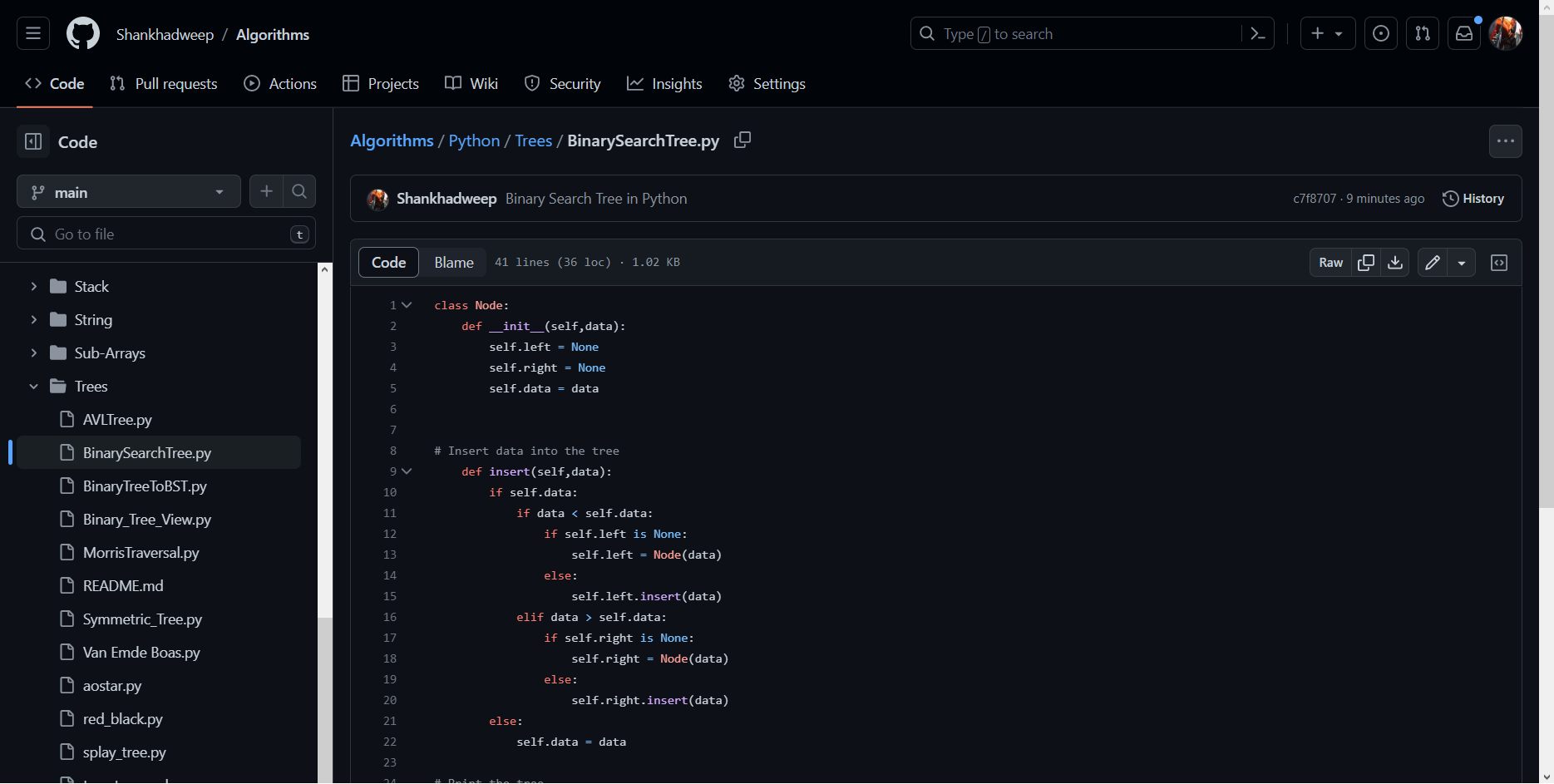 Added Binary Search Tree in Java & Python by Shankhadweep · Pull ... Added Binary Search Tree in Java & Python by Shankhadweep · Pull ...