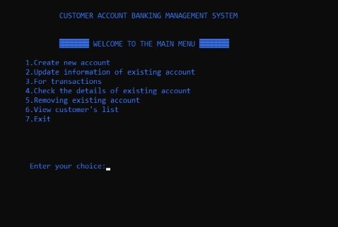 GitHub - Jigyasha08/Bank-management-system: A simple bank management system using c++